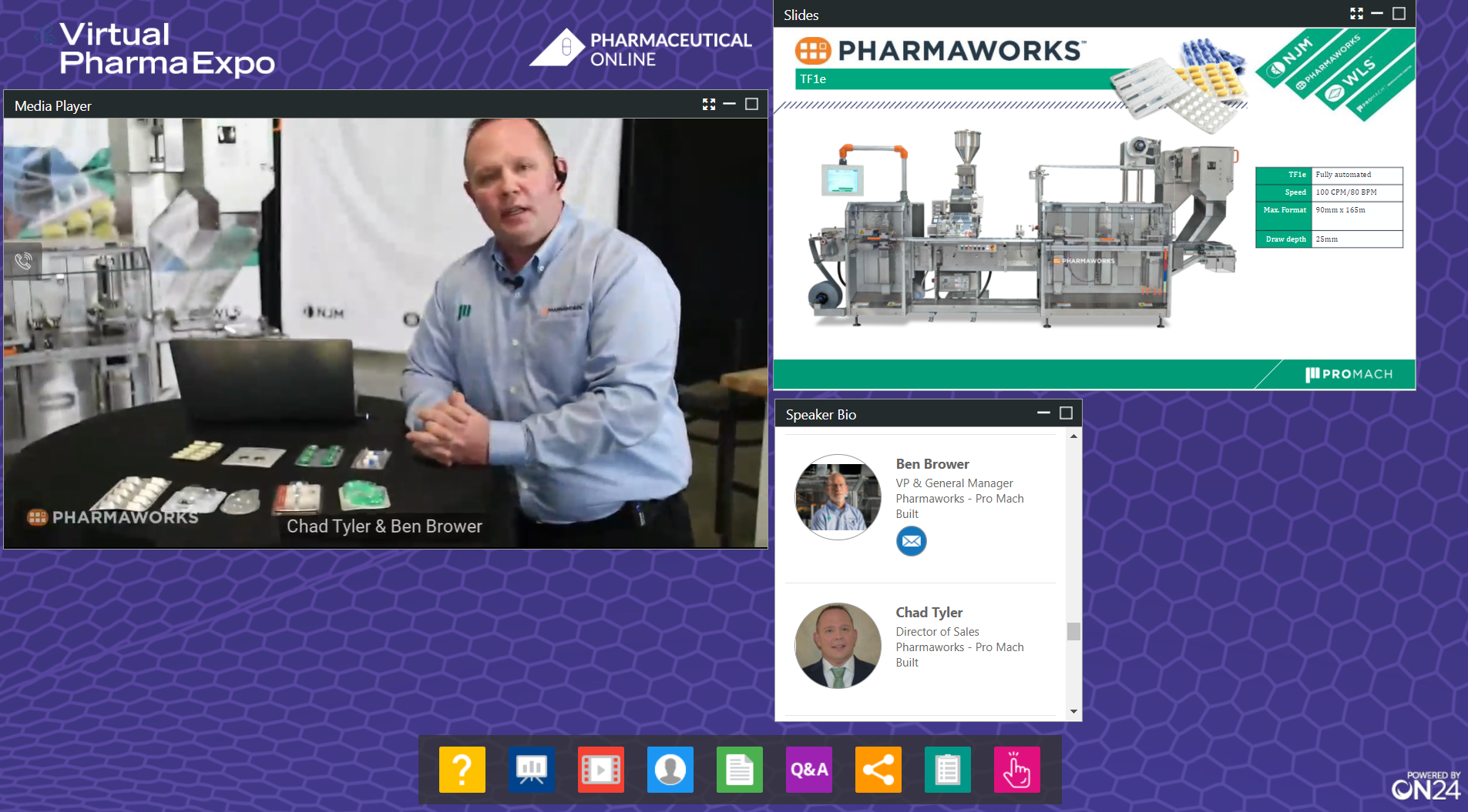 Pharmaworks at Virtual Pharma Expo - Passion for Blister on Display