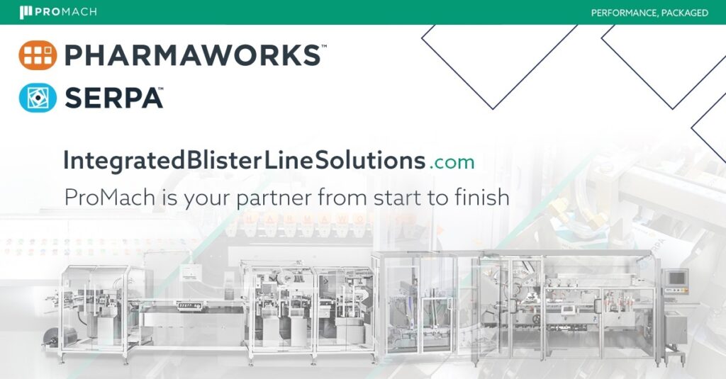 Integrated Blister Line Solutions from Pharmaworks and Serpa